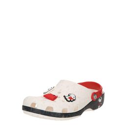 Crocs Clogs 'Peanuts Classic' Damen Gr&ouml;&szlig;e 46/47 creme / rot / schwarz / wei&szlig;