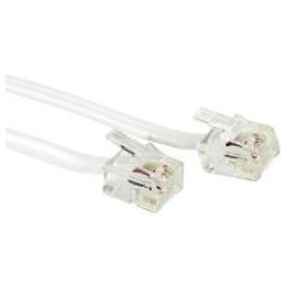 VALUE RJ12-Telefonkabel 6P4C, wei&szlig;, 15 m