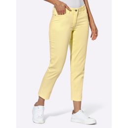 WITT Damen 7/8-Hose in Stretch-Qualit&auml;t, zitrone, Gr&ouml;&szlig;e 25