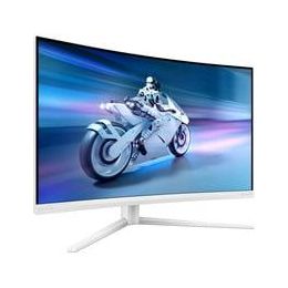 Philips 32M2C5501, Gaming-Monitor 80 cm (31.5 Zoll), wei&szlig;, QHD, VA, Curved, Ambiglow, 180Hz Panel