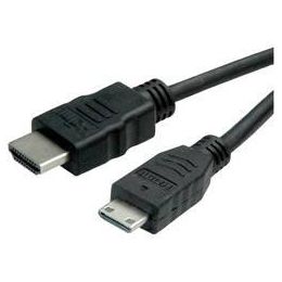 ROLINE GREEN HDMI High Speed Kabel mit Ethernet, HDMI ST - Mini HDMI ST, 2 m