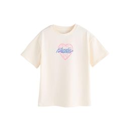 next Shirt 'Blondie' M&auml;dchen Gr&ouml;&szlig;e 116 ecru / blau / pink