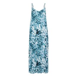 Kaffe Kleid 'Thora' Damen Gr&ouml;&szlig;e 38 t&uuml;rkis / cyanblau / hellblau / wei&szlig; Sommerkleid