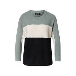 Only Pullover 'Regitze' Damen Gr&ouml;&szlig;e L creme / gr&uuml;n / schwarz