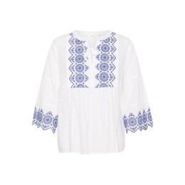 Cream Bluse 'CRBella' Damen Gr&ouml;&szlig;e S blau / wei&szlig;