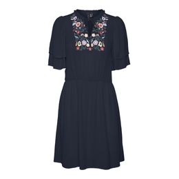 V&eacute;ro Moda Vero Moda Kleid 'SINA' Damen Gr&ouml;&szlig;e 36 blau / mischfarben Sommerkleid
