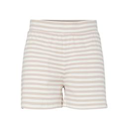 Pieces Shorts 'PCDonna' Damen Gr&ouml;&szlig;e 40 beige / wei&szlig;