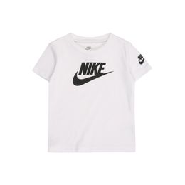 Nike Sportswear T-Shirt 'FUTURA EVERGREEN' Jungen Gr&ouml;&szlig;e 86/92 schwarz / wei&szlig;