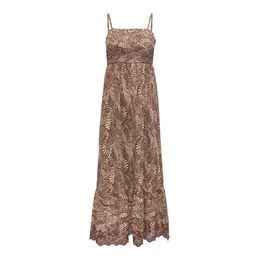 Only Kleid 'ONLLou' Damen Gr&ouml;&szlig;e 34 beige / braun Sommerkleid