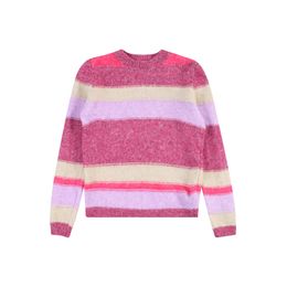 Only Girls Pullover 'ELAINE' M&auml;dchen Gr&ouml;&szlig;e 98/104 beige / orchidee / helllila / pink