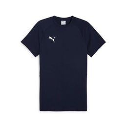 Puma Funktionsshirt 'TeamEvostripe' Herren Gr&ouml;&szlig;e S dunkelblau / wei&szlig;