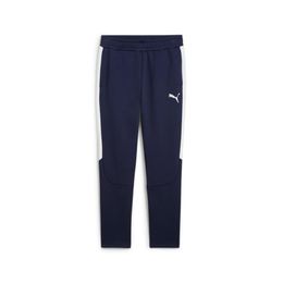 PUMA Sporthose 'TeamEVvostripe' Herren Gr&ouml;&szlig;e XS blau / wei&szlig;