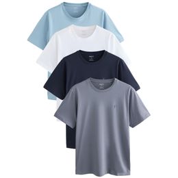 next T-Shirt Herren Gr&ouml;&szlig;e M navy / himmelblau / basaltgrau / wei&szlig;