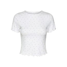 V&eacute;ro Moda Vero Moda T-Shirt 'VMHarry' Damen Gr&ouml;&szlig;e L zitrone / dunkelgr&uuml;n / wei&szlig;