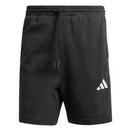 adidas Sportswear Sporthose 'Essentials 3-Stripes Single Jersey Shorts' Herren Gr&ouml;&szlig;e S schwarz / wei&szlig;