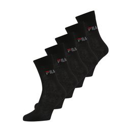 Fila Socken Damen Gr&ouml;&szlig;e 39/42 grau / rot / schwarz