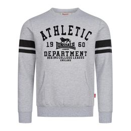Lonsdale Sweatshirt ' GLESPIN ' Herren Gr&ouml;&szlig;e XXL grau / schwarz