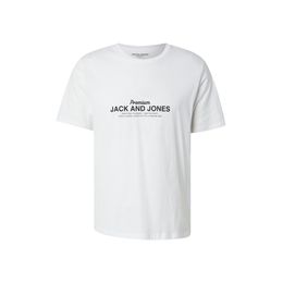 Jack & Jones Premium T-Shirt 'JPRBLAFERRIS' Herren Gr&ouml;&szlig;e M schwarz / wei&szlig;