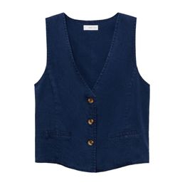 Mango Anzugweste 'CRETA' Damen Gr&ouml;&szlig;e 38 blue denim