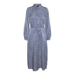 V&eacute;ro Moda Vero Moda Kleid Damen Gr&ouml;&szlig;e 42 blau / wei&szlig; Winterkleid