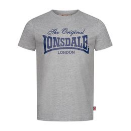 Lonsdale T-Shirt 'Colsbrooke' Herren Gr&ouml;&szlig;e L marine / grau