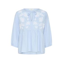 PART TWO Bluse 'Gwendina' Damen Gr&ouml;&szlig;e XXS himmelblau / wei&szlig;