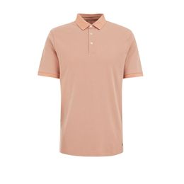 WE Fashion Poloshirt Herren Gr&ouml;&szlig;e M blau / lachs
