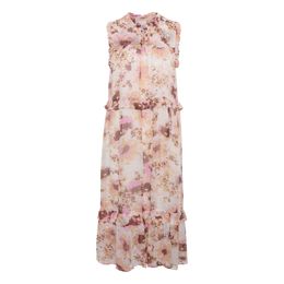 PART TWO Kleid 'RiyanaPW' Damen Gr&ouml;&szlig;e 36 beige / creme / braun / pink Sommerkleid