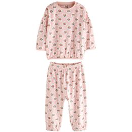 next Schlafanzug 'Cath Kidston' M&auml;dchen Gr&ouml;&szlig;e 110 blau / gr&uuml;n / rosa / wei&szlig;