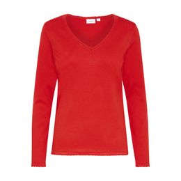 Saint Tropez Pullover 'Mila' Damen Gr&ouml;&szlig;e XXL knallrot