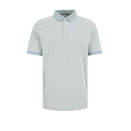 WE Fashion Poloshirt Herren Gr&ouml;&szlig;e XXL braun / mint / wei&szlig;