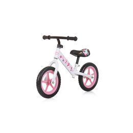 Chipolino Laufrad Zippy 12 Zoll h&ouml;henverstellbarer Sitz, Anti-Rutsch-Griffe rosa