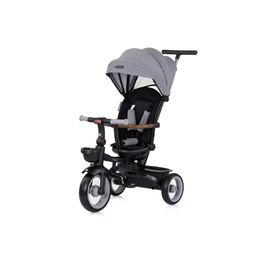 Chipolino Dreirad, Tricycle Urban Lenker mit Licht, klappbar, Sitz drehbar, Korb grau