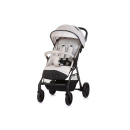 Chipolino Kinderwagen Sparkle, Buggy, faltbar, Gurt am Griff, verstellbar beige-wei&szlig;