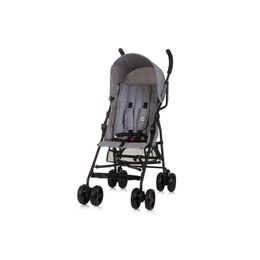 Chipolino Kinderwagen, Buggy Point 5-Punkt-Gurt, R&uuml;ckenlehne verstellbar, Korb grau