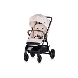 Chipolino Kinderwagen Ultera Buggy klappbar Korb Federung Hinterradbremse Gurt hellbraun