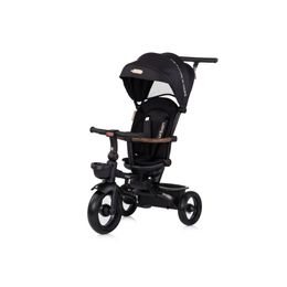 Chipolino Dreirad, Tricycle Urban Lenker mit Licht, klappbar, Sitz drehbar, Korb schwarz