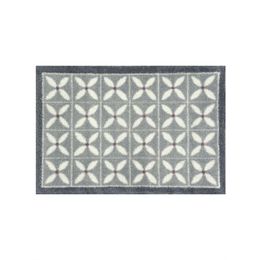 Turtle Mat Fu&szlig;matte, Grau, Gr. 60x85 cm - rechteckig, Fu&szlig;matten, Material: Baumwolle