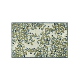 Turtle Mat Fu&szlig;matte, Gr&uuml;n, Gr. 60x85 cm - rechteckig, Fu&szlig;matten, Material: Baumwolle