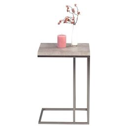 Pharao24.de Sofa Beistelltisch in Beton Grau modern