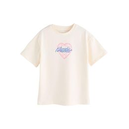 next Shirt 'Blondie' M&auml;dchen Gr&ouml;&szlig;e 116 ecru / blau / pink
