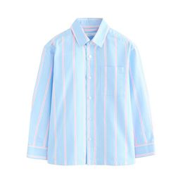 next Button Up Shirt boy Blue size 8 yrs