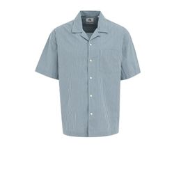 WE Fashion Button Up Shirt male Blue size XXXL