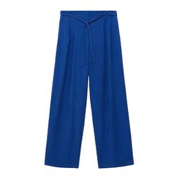 Mango Pleat-Front Pants 'BONNIE' female Blue size 32