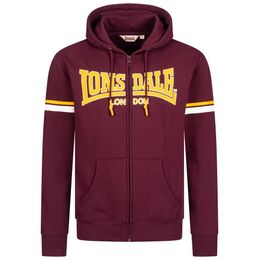 Lonsdale Zip-Up Hoodie 'Darfield' male Red size M