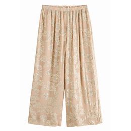 next Hose Damen Gr&ouml;&szlig;e 50 beige / gold