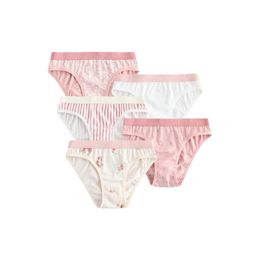 next Boxer-Slips M&auml;dchen Gr&ouml;&szlig;e 128 rosa / altrosa / wollwei&szlig;