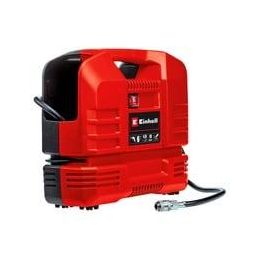 Einhell Koffer-Kompressor TC-AC 190 OF Set rot/schwarz, 1.100 Watt, Reifen-F&uuml;llger&auml;t, Druckluftschlauch
