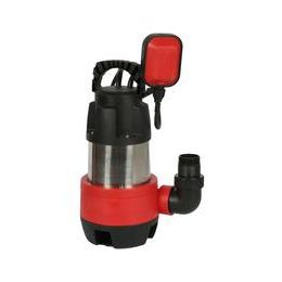 Einhell Schmutzwasserpumpe GC-DP 9040 N, Tauch- / Druckpumpe rot/edelstahl, 900 Watt