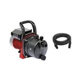 Einhell Gartenpumpe GC-GP 6538 Set rot/schwarz, 650 Watt, inkl. 7m Saugschlauch